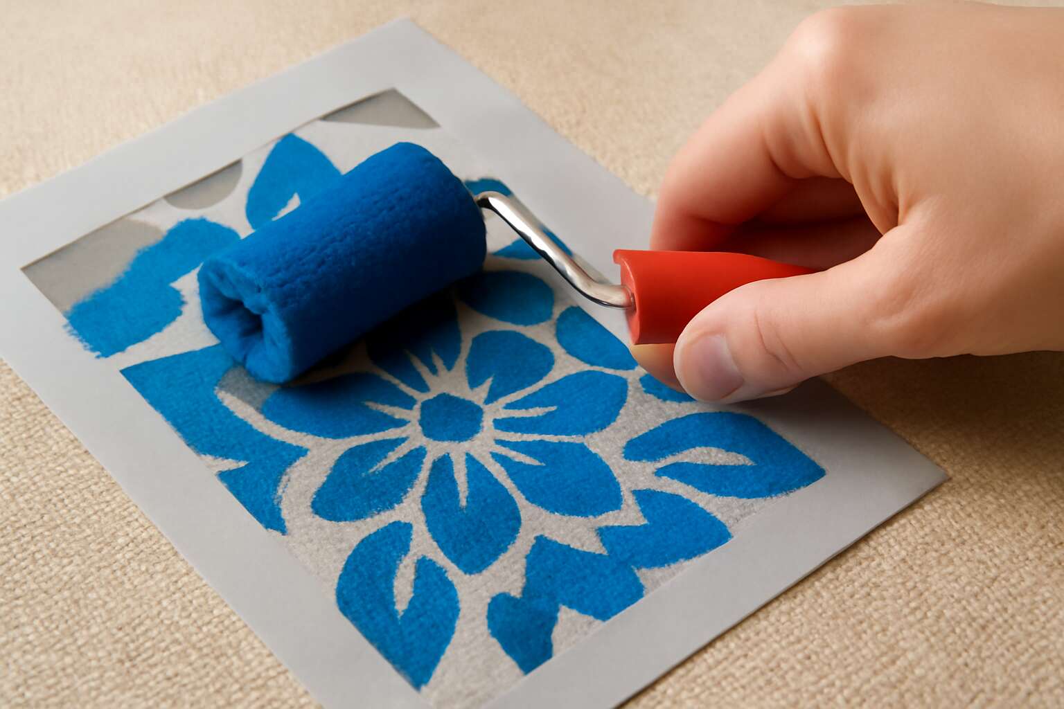 Creative Ideas for Using a Fabric Paint Roller Stencil to Transform ...